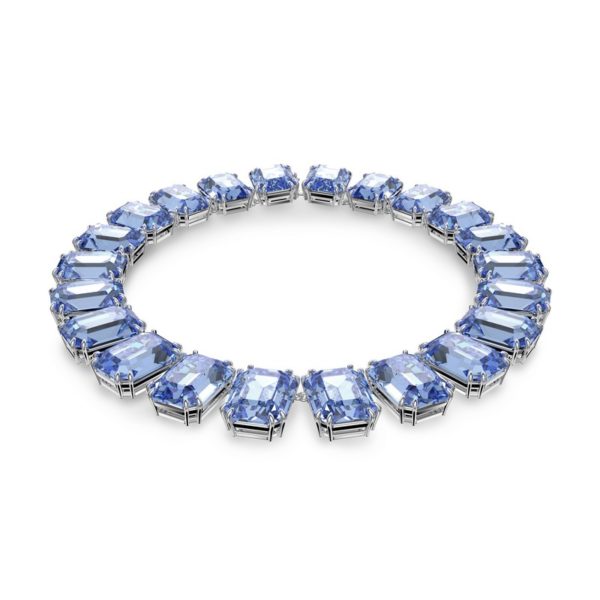 Swarovski ogrlica Millenia, Plava, Octagon | Elysees Webshop