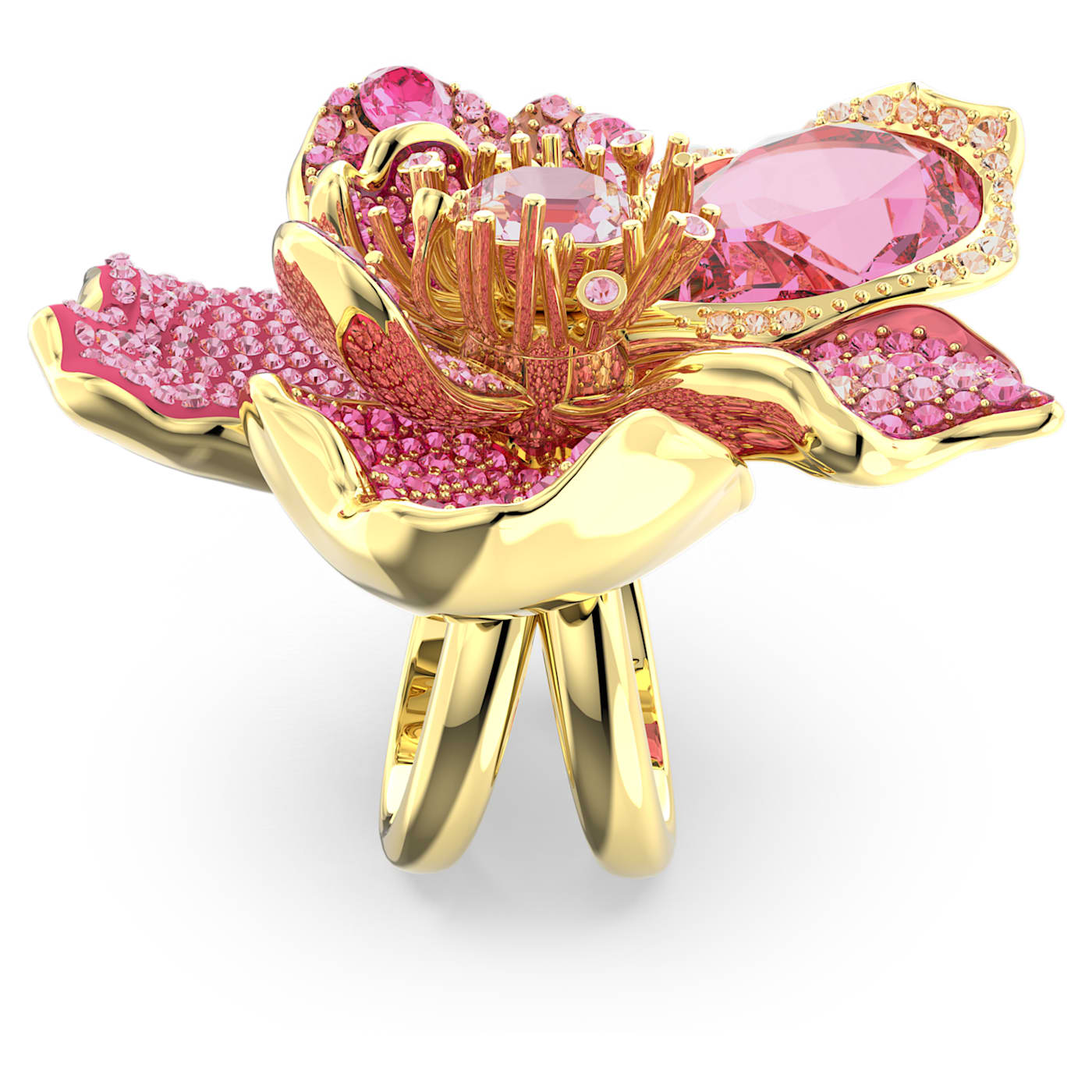 Swarovski Idyllia Cocktail Prsten Roza | Elysees Webshop
