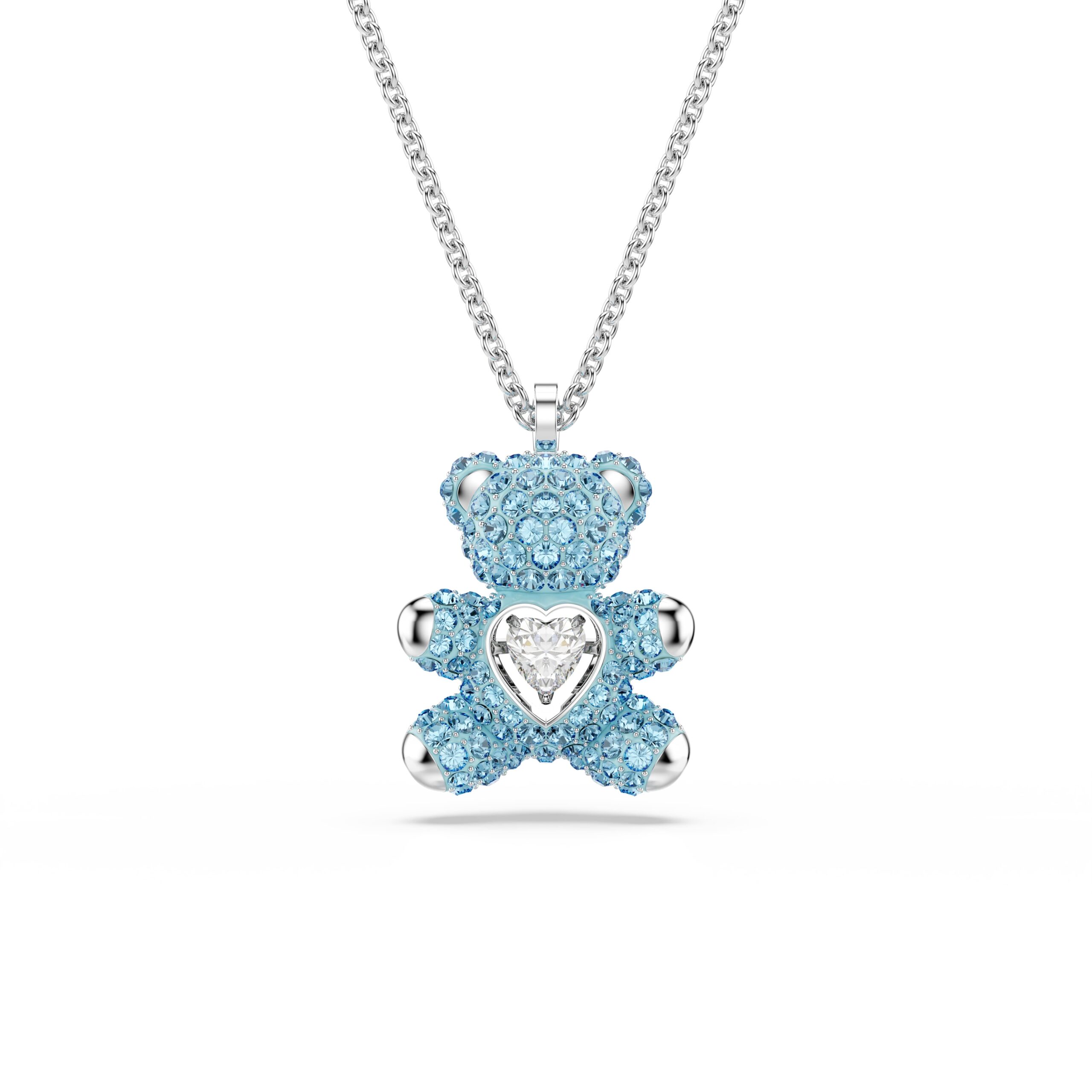 Swarovski lančić Teddy, Plava